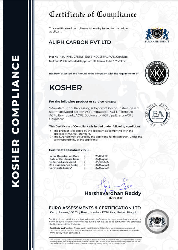 Aliph Activated Carbon - leading manufacturer and exporter of high ...